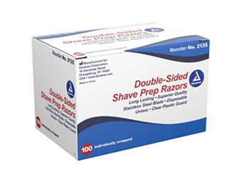 Double-Sided Shave Prep Razors | Life-Assist