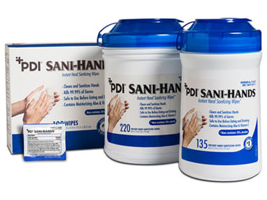SANI-HANDS Instant Hand Sanitizing Wipes | Life-Assist