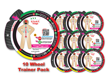 DMS S.T.A.R.T. Triage Trainer Wheel | Life-Assist