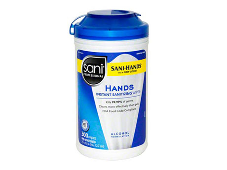 SANI-HANDS Instant Hand Sanitizing Wipes | Life-Assist