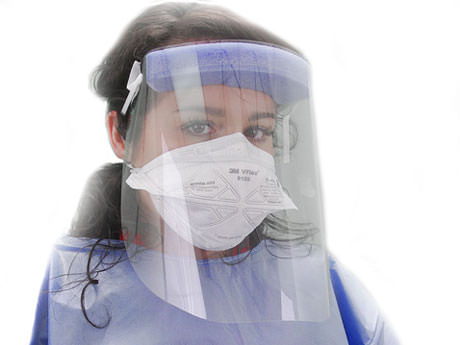 TIDI® Disposable Full Size Face Shield | Life-Assist