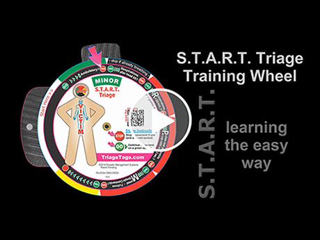 DMS S.T.A.R.T. Triage Trainer Wheel | Life-Assist