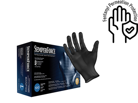 Sempermed SemperForce Black Nitrile Gloves | Life-Assist