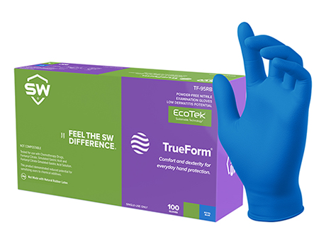 TrueForm TF-95RB Nitrile Gloves | Life-Assist