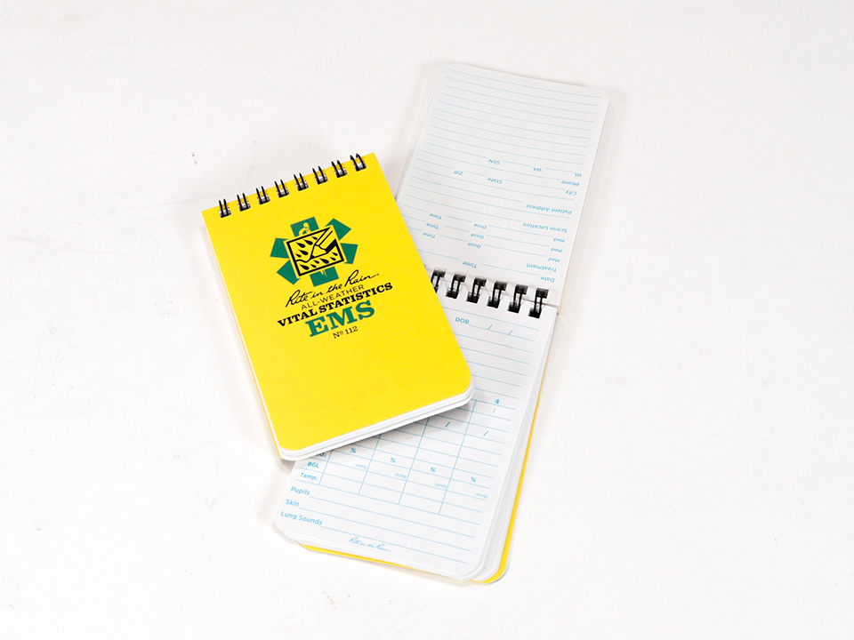 "Rite in the Rain" Vital Stats EMS Notebook | Life-Assist