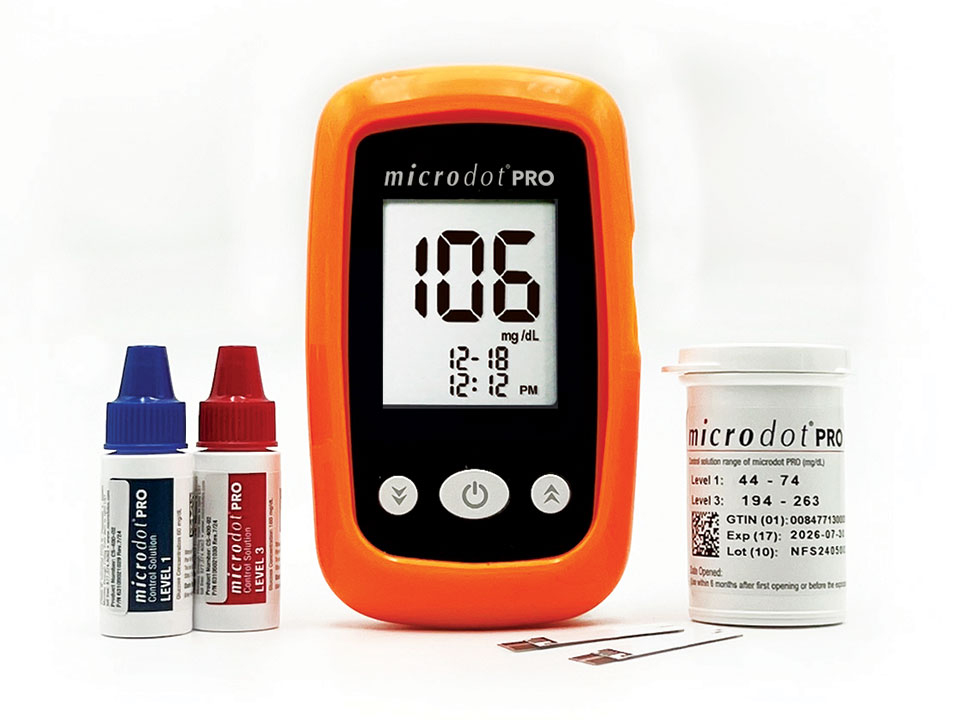 Microdot PRO Blood Glucose Meter | Life-Assist
